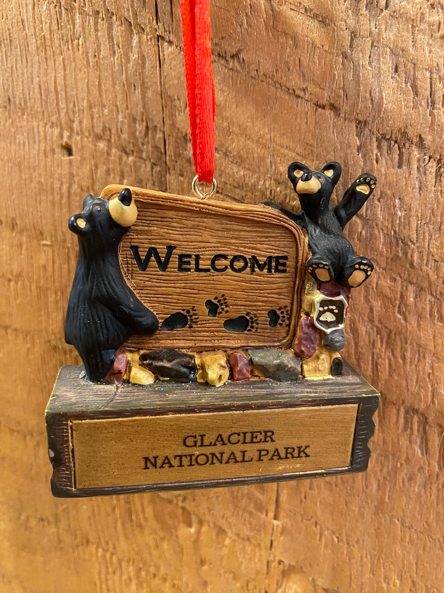 Welcome Bears Magnet/Ornament – Glacier Park Collection Online Retail Store