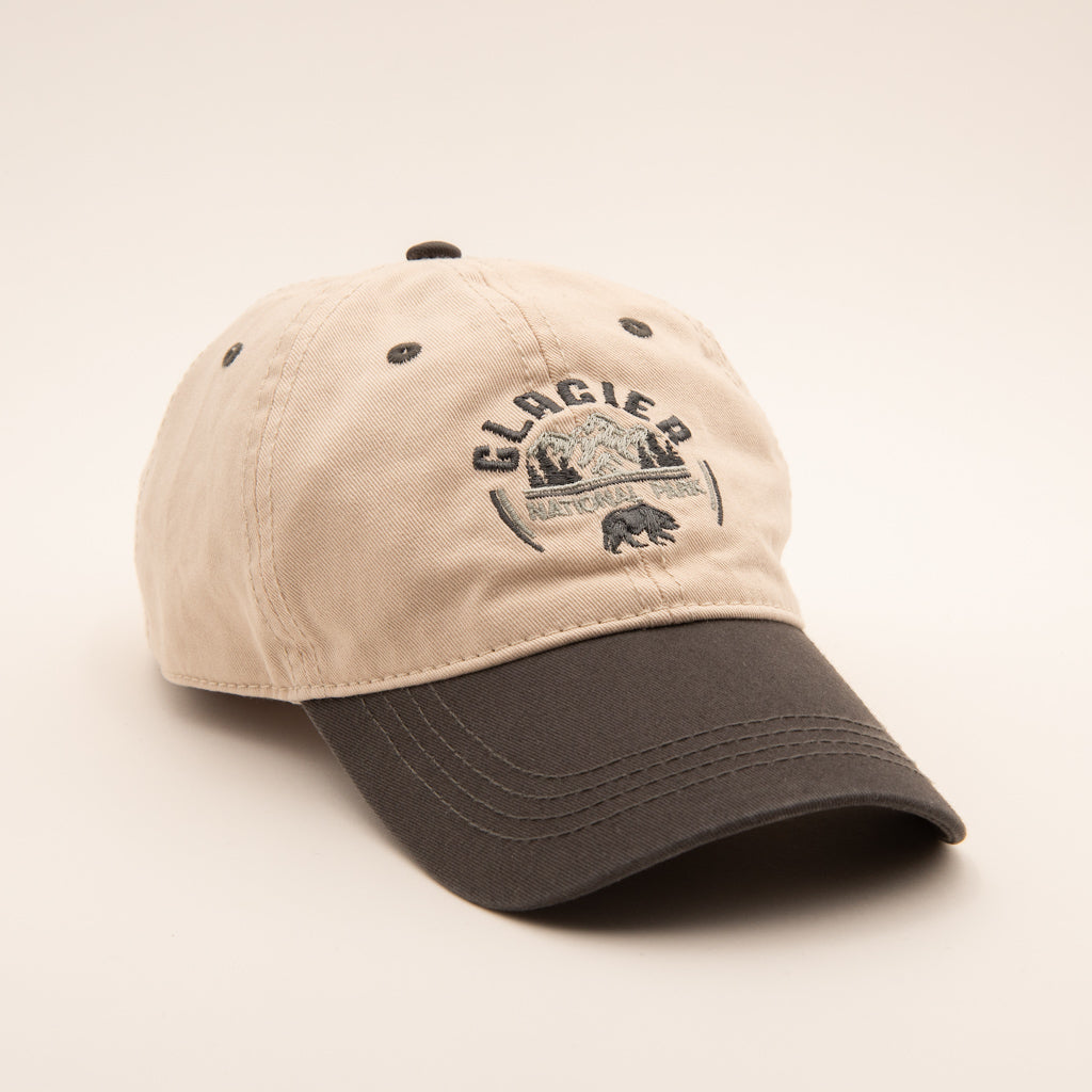 Color Block Cap - Embroidered Bottle Cap – Glacier Park Collection ...